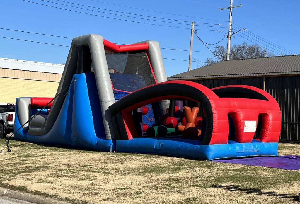 45′ Ninja Obstacle Course – Inflatable Fun